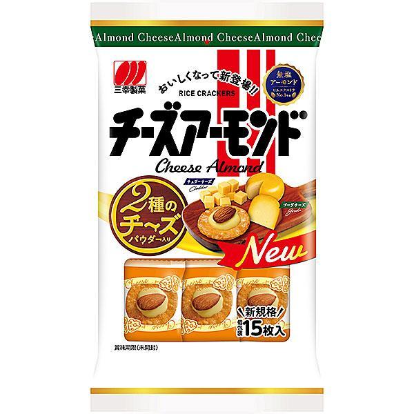 Sanko Seika Cheese Almond Cracker 15P ซันโกะ เซกะ ชีส อัลมอนด์ 15 ชิ้น ...