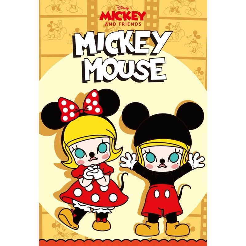 พร้อมส่ง🇹🇭 แท้💯 POP MART Molly Mickey Mouse & Minnie Mouse BJD | Shopee ...
