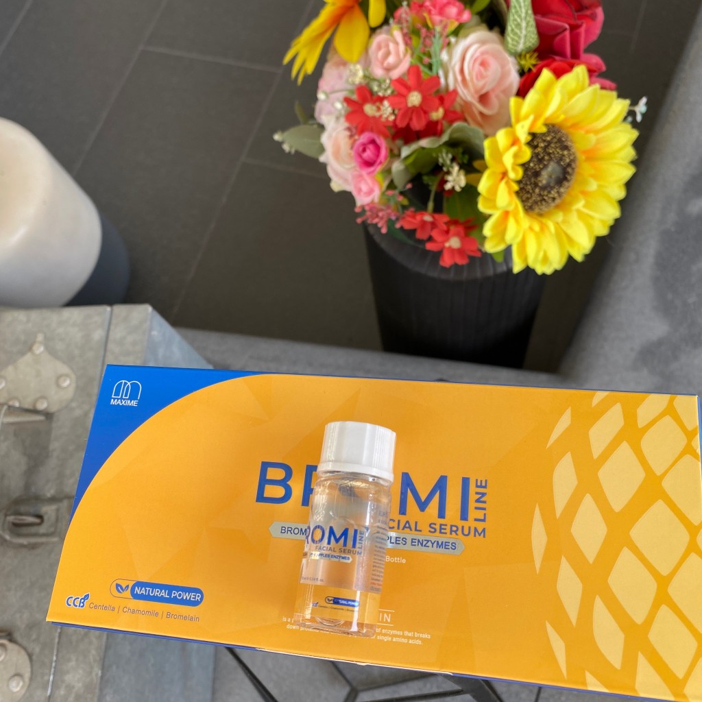 (ราคาต่อ 1 ขวด) โบรมิ่ ไลน เฟเชียล เซรั่ม BROMI LINE FACIAL SERUM แมคซิ ...