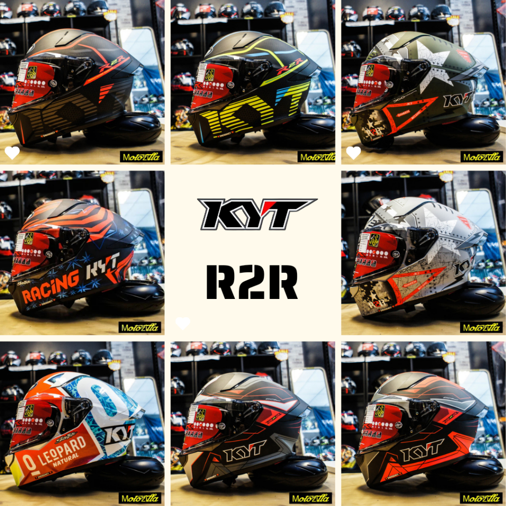 หมวกกันน็อก KYT R2R Pro | Shopee Thailand