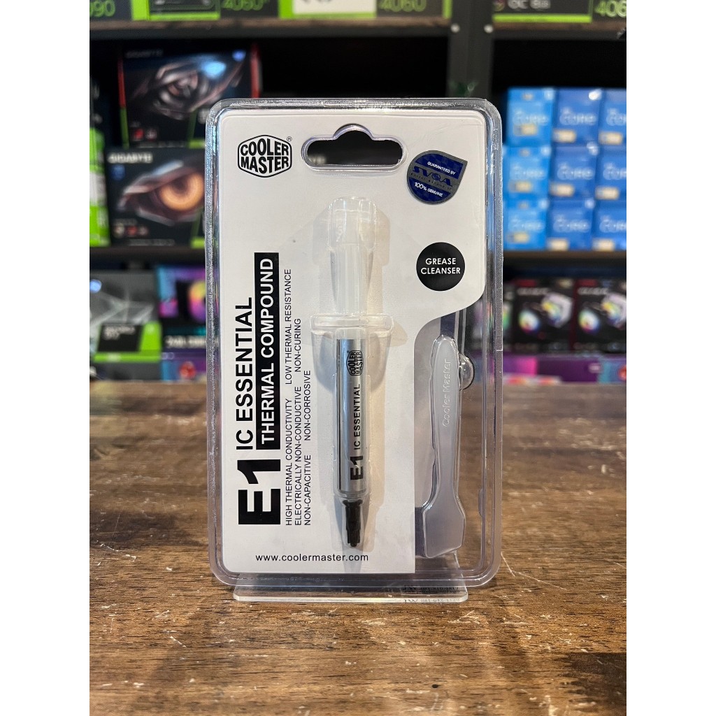 SILICONE (ซิลีโคน) THERMAL GREASE COOLER MASTER IC ESSENTIAL E1 ...