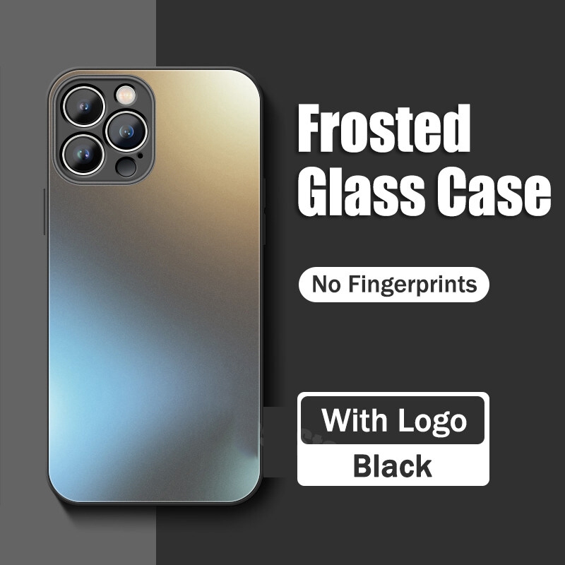 เคสที่มีโลโก้ ป้องกันลายนิ้วมือ 11 12 13 14 15 Pro Promax Plus สำหรับ ...