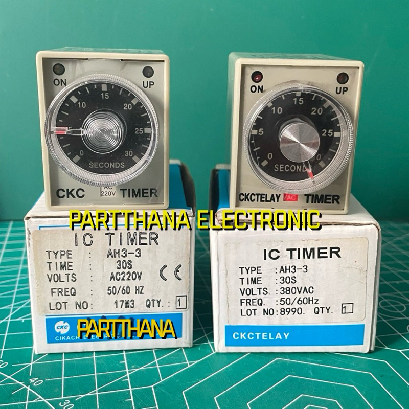 AH3-3 TIMER 30S AC220V / 380VAC พร้อมส่งในไทย🚛💨 | Shopee Thailand