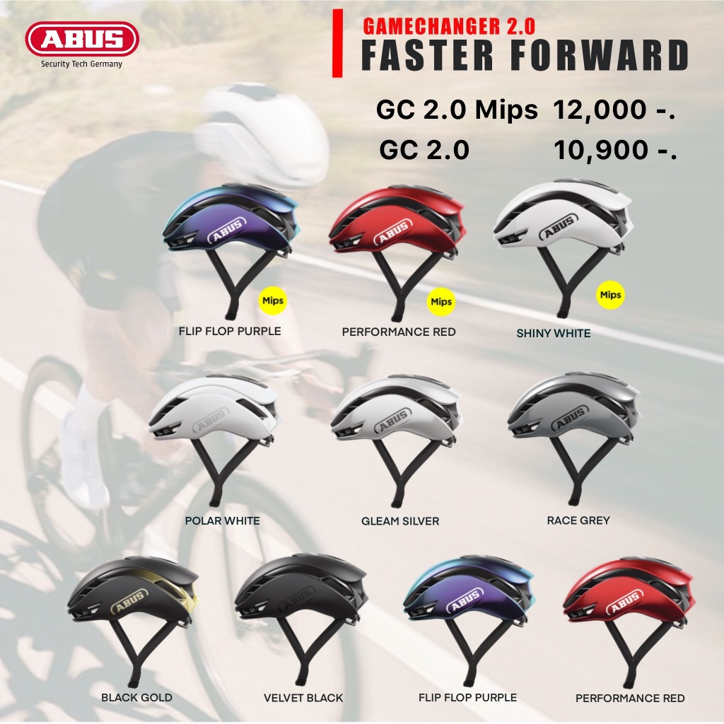 ABUS Gamechanger 2.0/Gamechanger 2.0 MIPS หมวกจักรยานของแท้ | Shopee ...