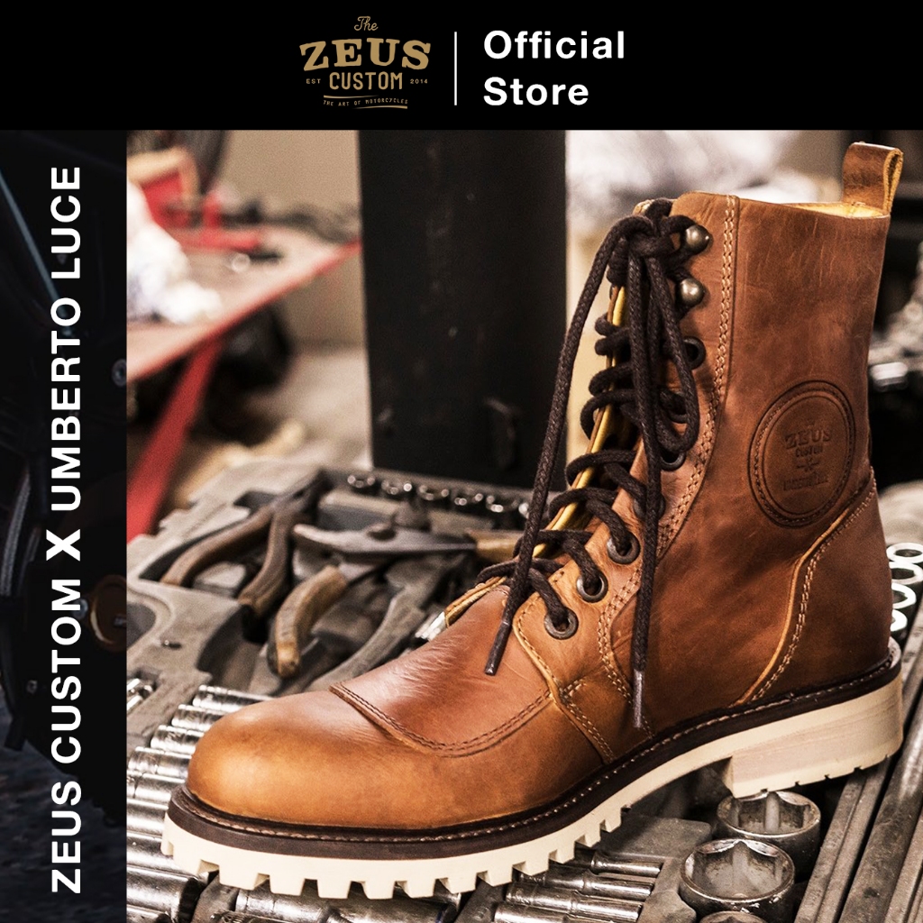 The Zeus Boot รองเท้าบูทหนังแท้ Zeus Custom x Umberto Luce | Limited ...