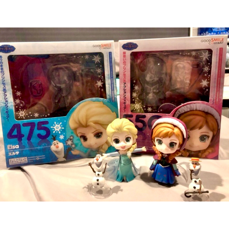 Nendoroid 475 Elsa & 550 Anna (ขายคู่) Disney “Frozen” แท้💯มือสอง (Lot ...