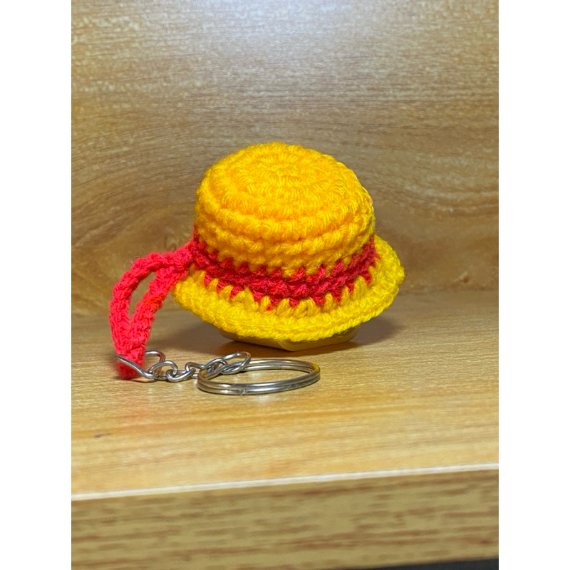 crochet Luffy Straw Hat One Piece | Shopee Thailand