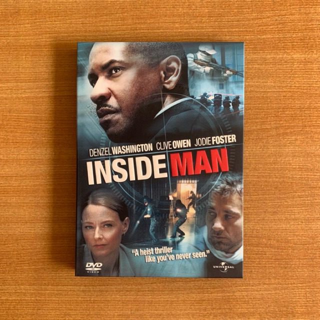 DVD : Inside Man (2006) ล้วงแผนปล้น คนในปริศนา [มือ 2 ปกสวม] Denzel ...
