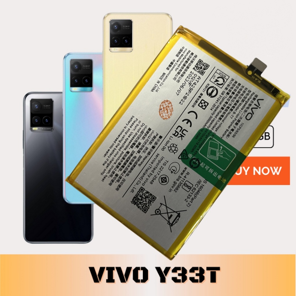 VIVO B-T7 แบตเตอรี่ Vivo Y33T/ Y21T/ Y32/ b-t7/ ความจุแบตเตอรี่ 5000mAh | Shopee Thailand