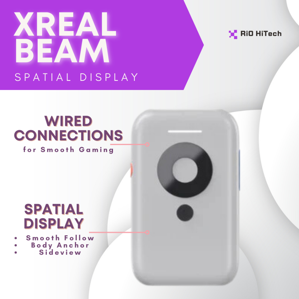 XREAL Beam, Spatial Display Adapter/Dock, Portable TV Box for XREAL AR ...