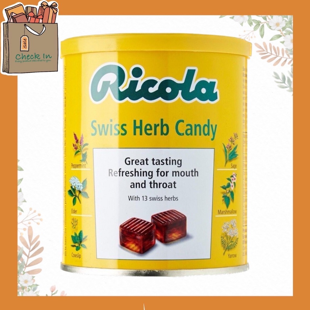 Ricola Swiss Herb Candy Original Herb 250 g. ริโคล่า ริโคลา ลูกอมสมุนไพร 250 กรัม Fisherman's ...