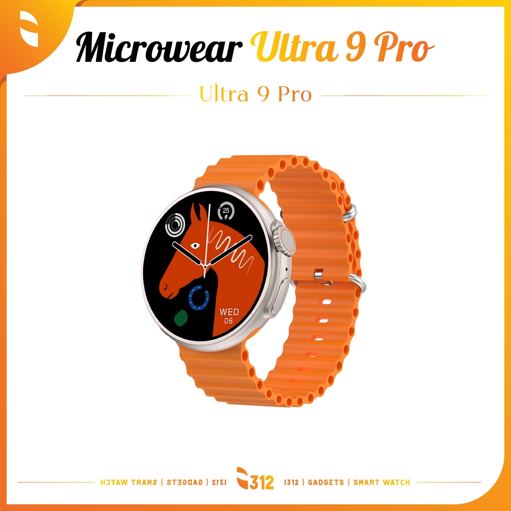 นาฬิกา Microwear รุ่น Ultra 9 Pro รองรับ IOS Android อายุการใช้งาน 15 ...