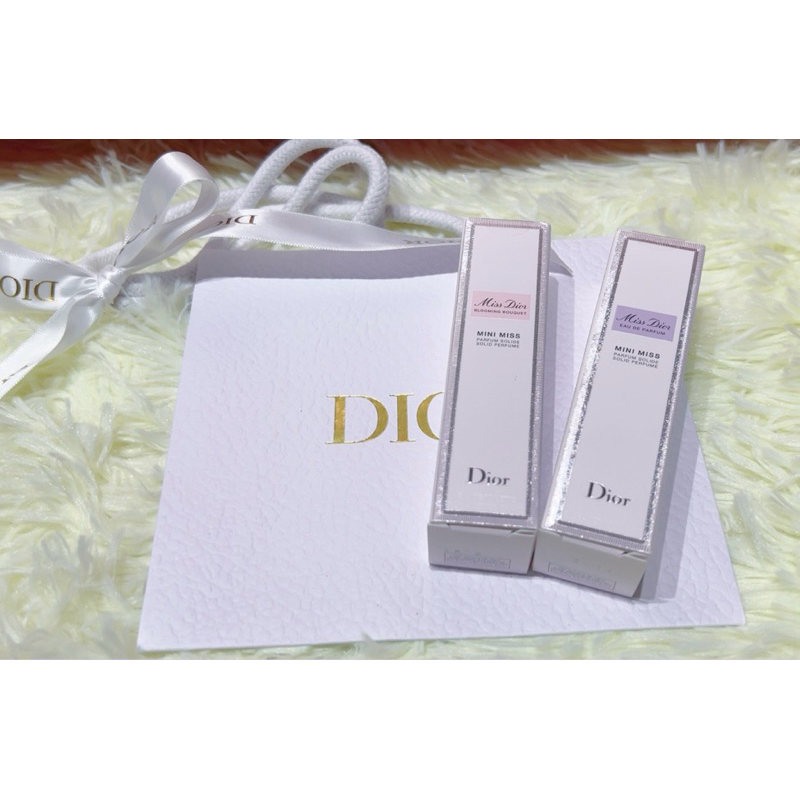 [ฟรีถุงหูหิ้วและริบบิ้น Dior] Miss Dior Mini Miss Solid Perfume ...