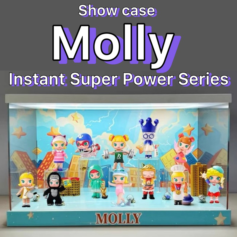 (พร้อมส่ง)ตู้โชว์ MOLLY Instant Super Power Series🏰 กล่องอคิลิค พร้อม ...
