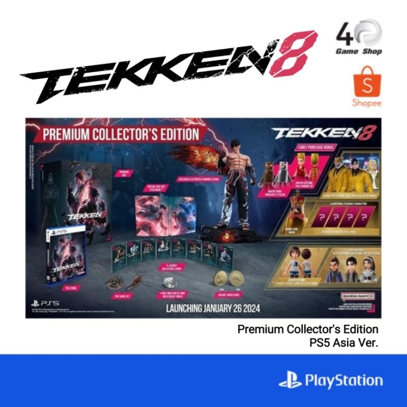 Tekken 8 Premium Collector's Edition [PS5 Asia Ver.][Premium Collector's Edition] | Shopee Thailand