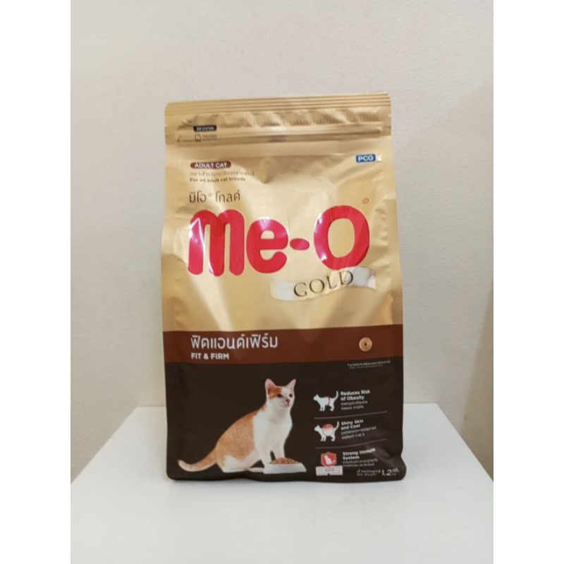 Me-O Gold Fit&Firm สำหรับแมวโตทุกสายพันธุ์ ขนาด 1.2 kg | Shopee Thailand