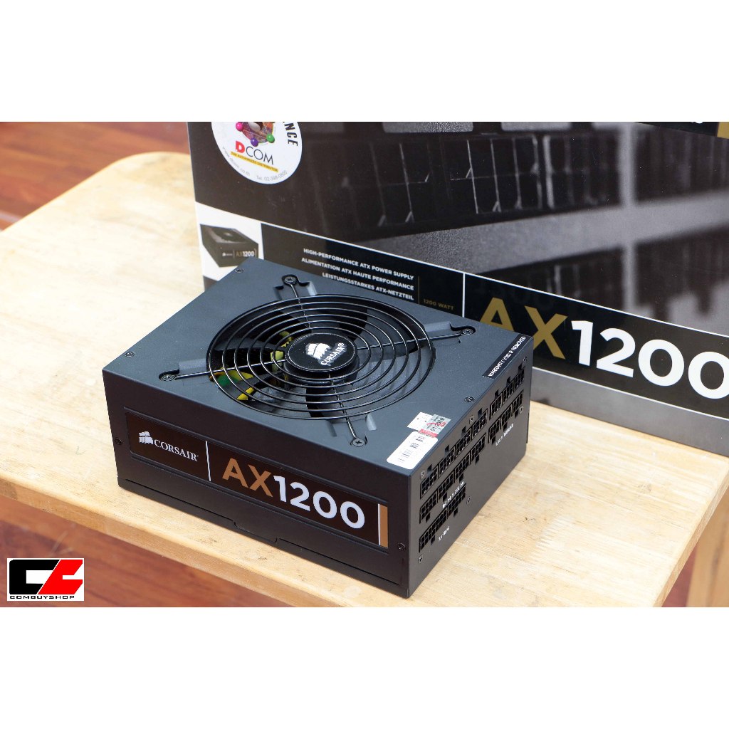 PSU CORSAIR AX1200 80+ GOLD [ ของใหม่ค้างสต๊อก / แกะแค่มาเทสเท่านั้น ...