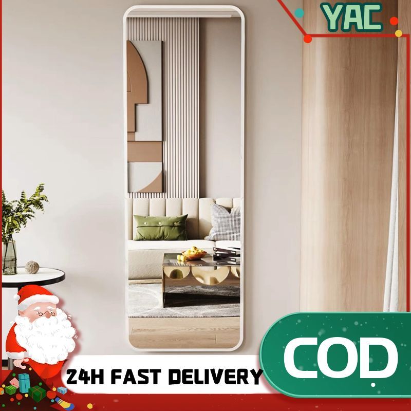 Yac💕กระจกเต็มตัว กระจกติดผนัง ขนาดสูง90 กว้าง30cm.ติดผนังหรือแขวนก็ได้ คมชัดไม่หลอกตา | Shopee ...