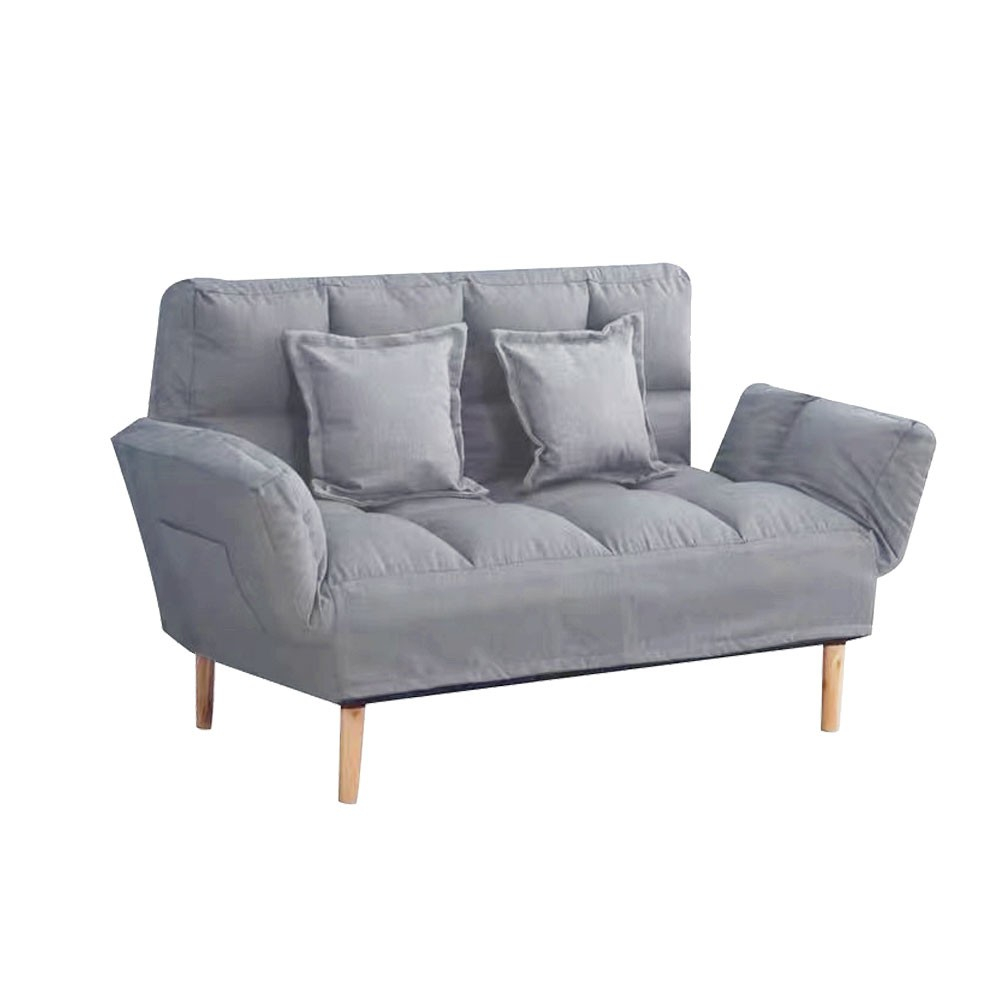 ins style Sofaโซฟาปรับนอน ปรับนอนได้ 5 ระดับ มาพร้อมหมอนอิงเข้าเซต 2 ใบ ...