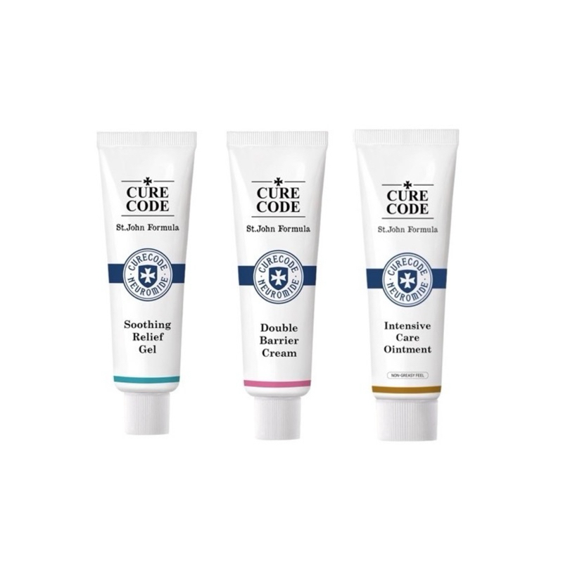 พร้อมส่ง | CURECODE Double barrier cream / Soothing relief gel ...