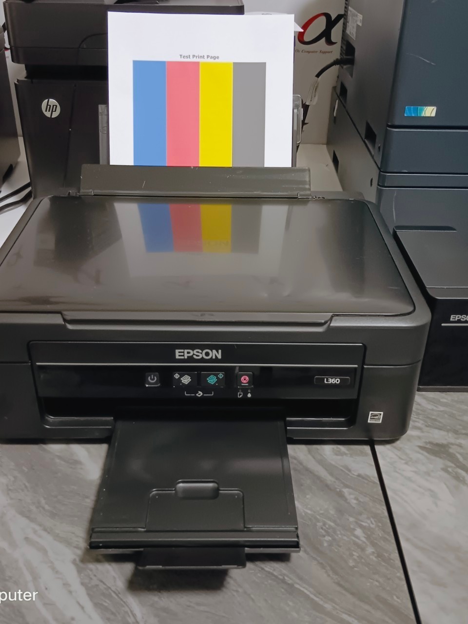ปริ้นเตอร์มือสอง พร้อมใช้ Ink (All-in-one) EPSON L360 + Ink Tank ปริ้น ...