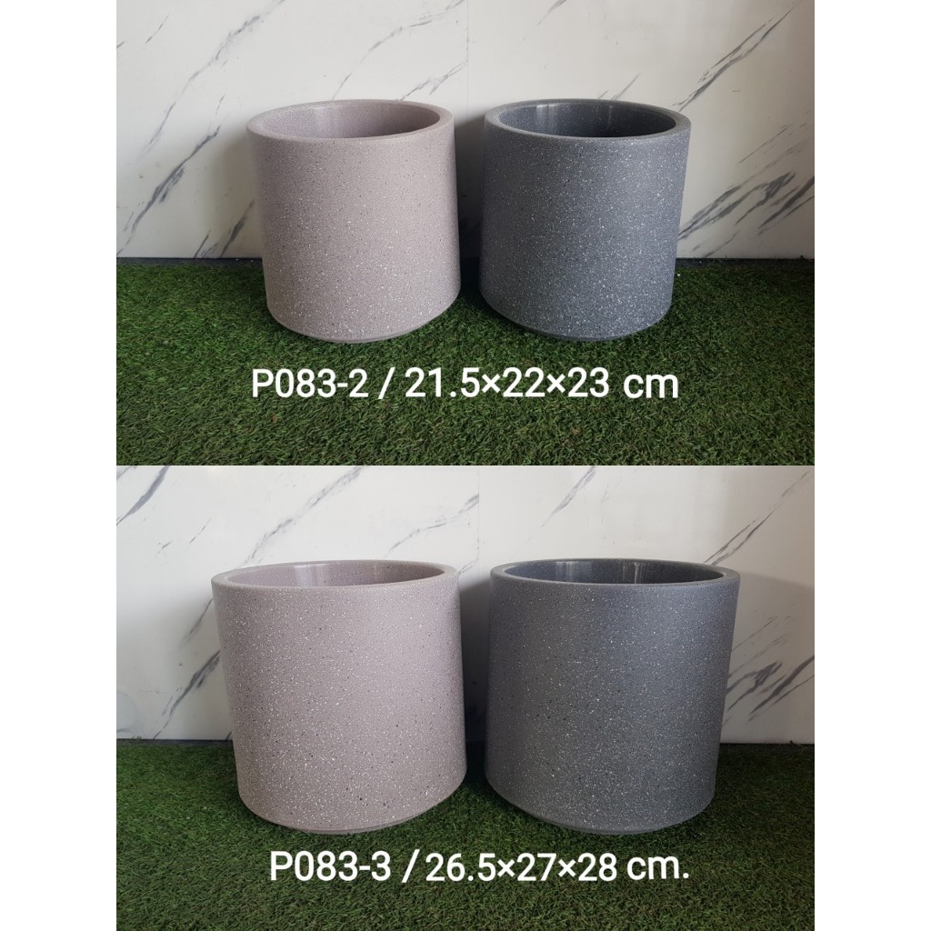 กระถางปลูกต้นไม้ สไตล์มินิมอล ลายหินอ่อน สวย ทนทานมี2ขนาด | Shopee Thailand