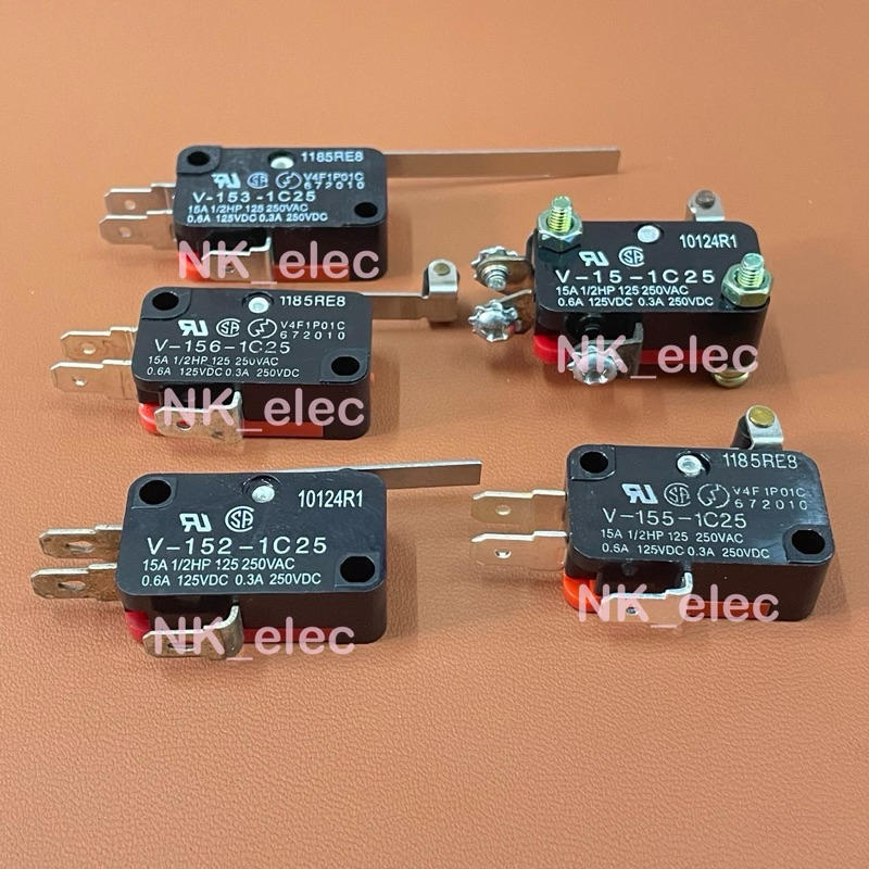V-15-1C25 V-155-1C25 V-152-1C25 V-153-1C25 V-156-1C25 MINI MICRO Limit Switch OMRON | Shopee ...