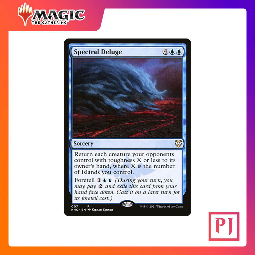 [MTG] Spectral Deluge [KHC] [BLUE] [RARE] [NORMAL] [ENG] (การ์ดเมจิค ...