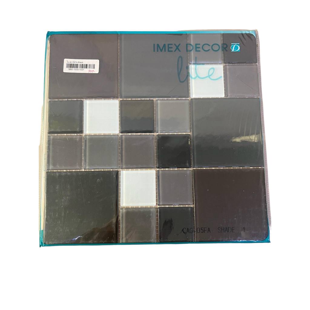 โมเสค สีดำโมเดิร์น IMEX กระเบื้องโมเสคแก้ว รุ่น Imex Glass Mosaic ขนาด ...