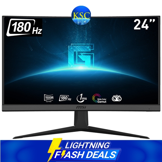 รุ่นใหม่ MSI IPS Gaming display 23.8" 180HZ 1ms Optix G244F E2 G2412 ...