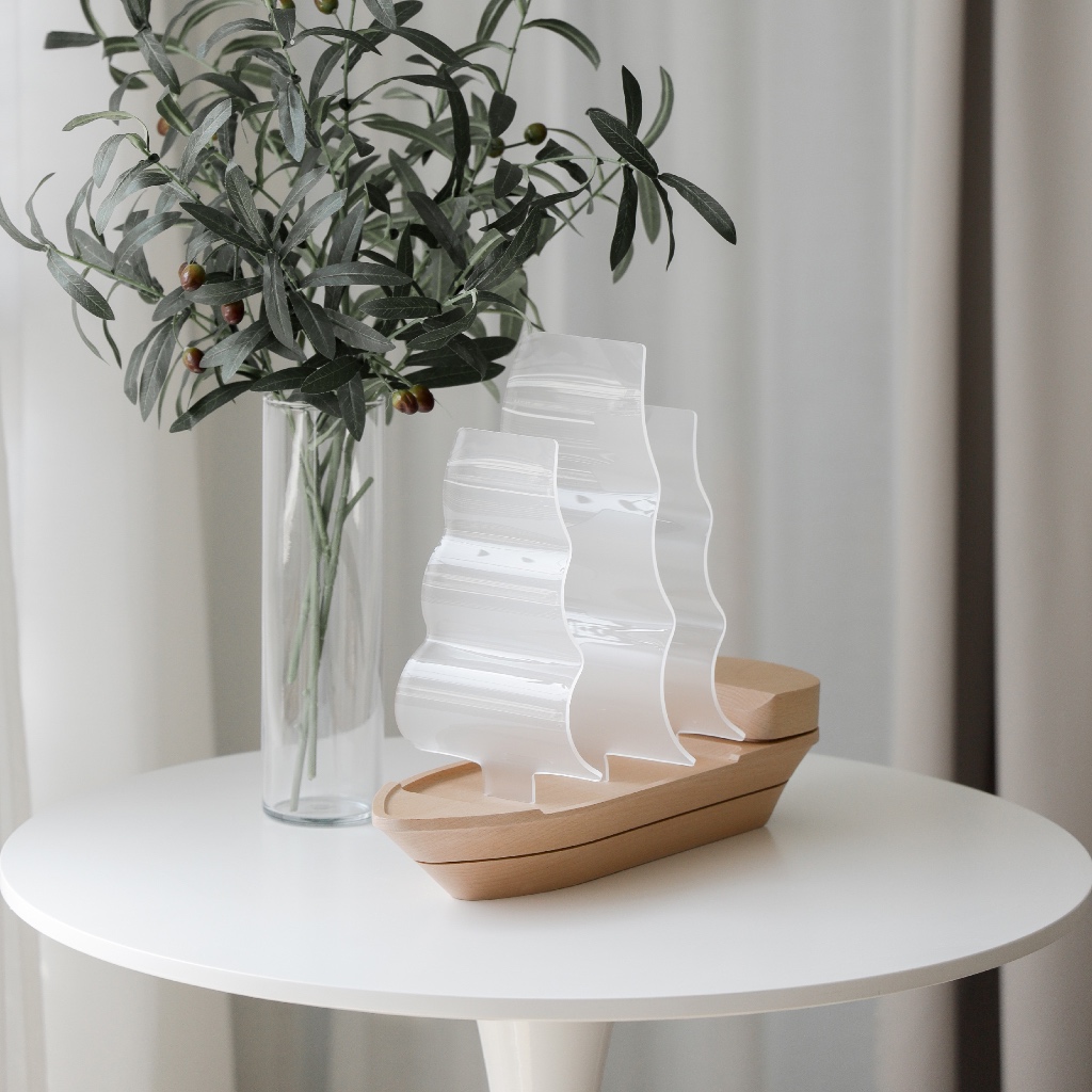 Pana Objects Liao : Feng Shui decoration เรือสำเภามินิมอล | Shopee Thailand