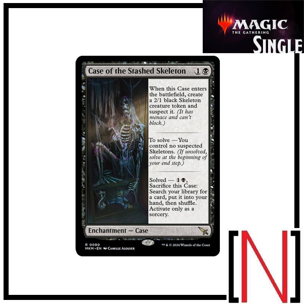 [MTG][Single][MKM] Case of the Stashed Skeleton ระดับ Rare [ภาษาอังกฤษ ...