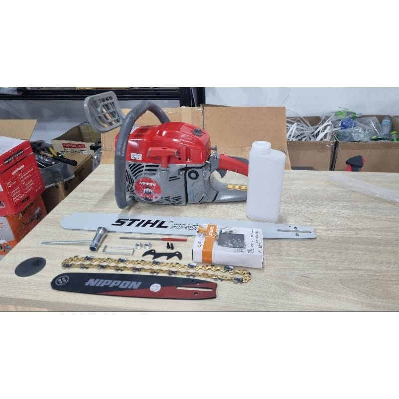 เครื่องตัดไม้ รุ่น5800 แถมฟรี บาร์+โซ่ อีกชุด ตามรูป เลื่อยยนต์NP58 ...