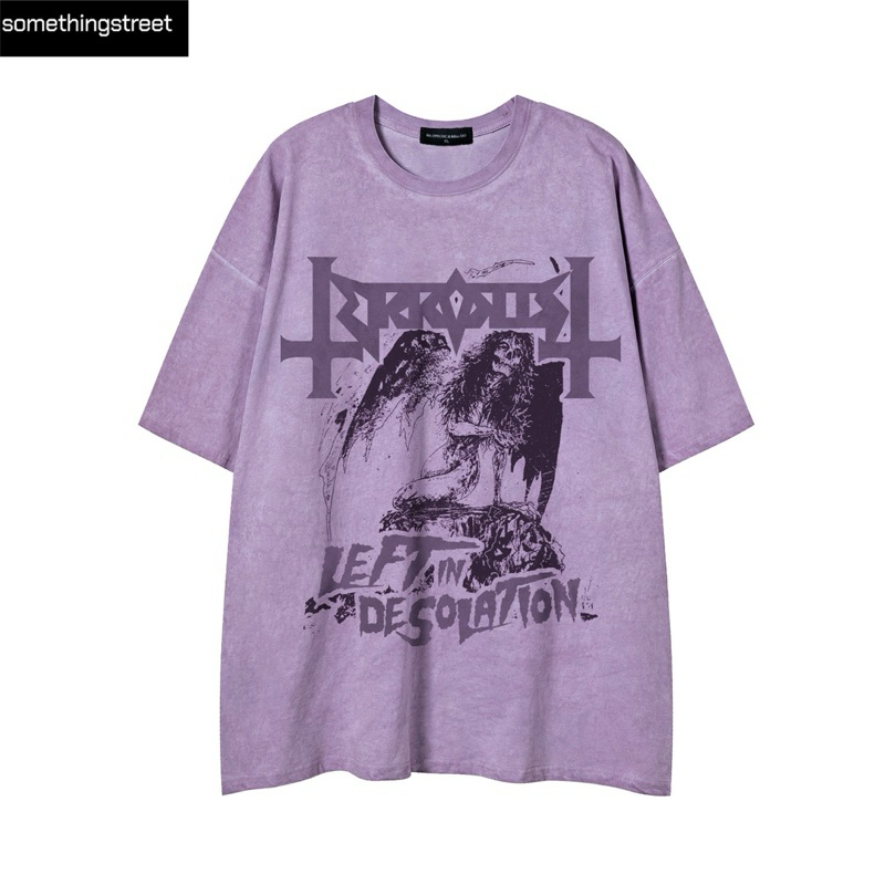 เสื้อยืดผู้ชายโอเวอร์ไซส์ desolation | Shopee Thailand