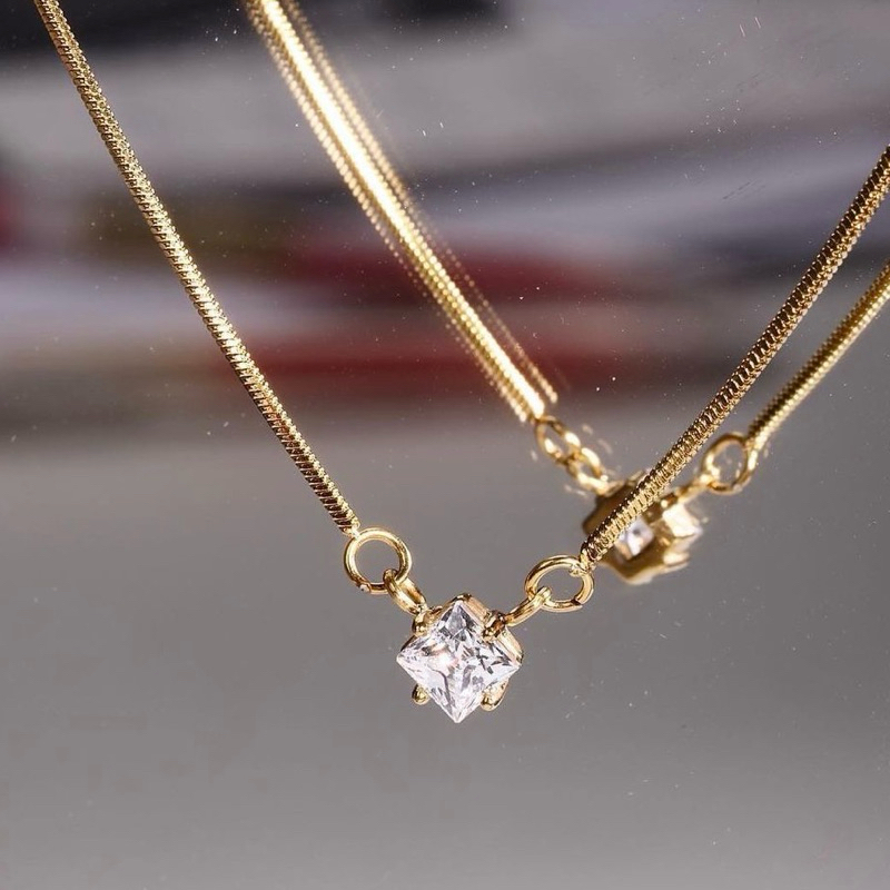 พร้อมส่ง [ NEW ] Valichain PETITE GEM Necklaceสร้อยคอ Braceletสร้อย ...