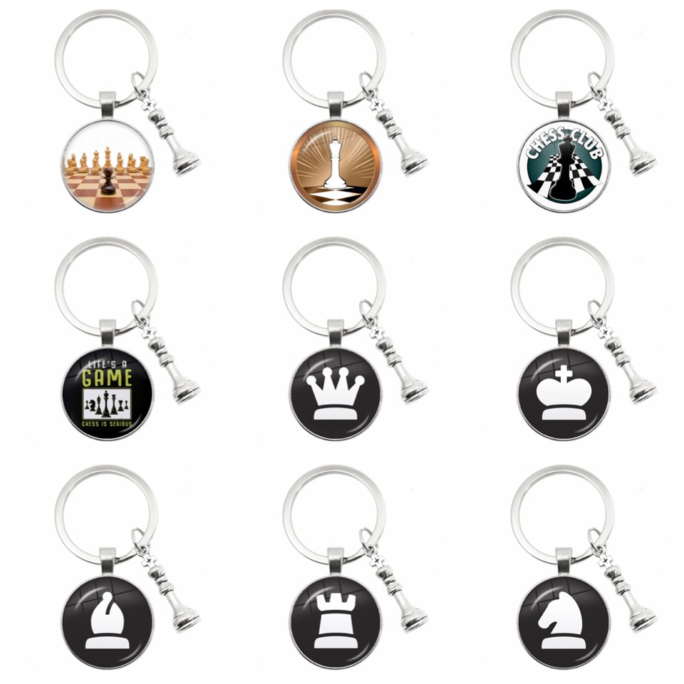 [Super_Chess] พวงกุญแจหมากรุกโลหะ Metal Chess Keychain | Shopee Thailand
