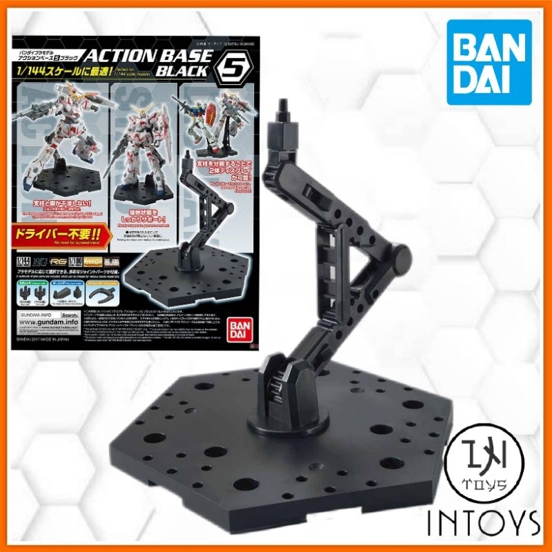 BANDAI - Action Base 5 Black (Display) ( HG-RG 1/144 / MG 1/100 / SD ...