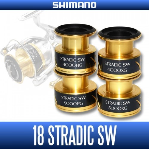 [สินค้าของแท้ Shimano] สปูลสํารอง 18 STRADIC SW (4000HG, 4000XG, 5000PG ...