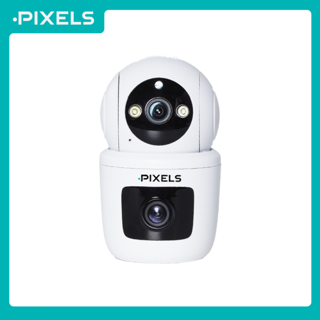 PIXELS AI DUAL VISION กล้อง 2 เลนส์ WIFI6 PX-DV01 | Shopee Thailand