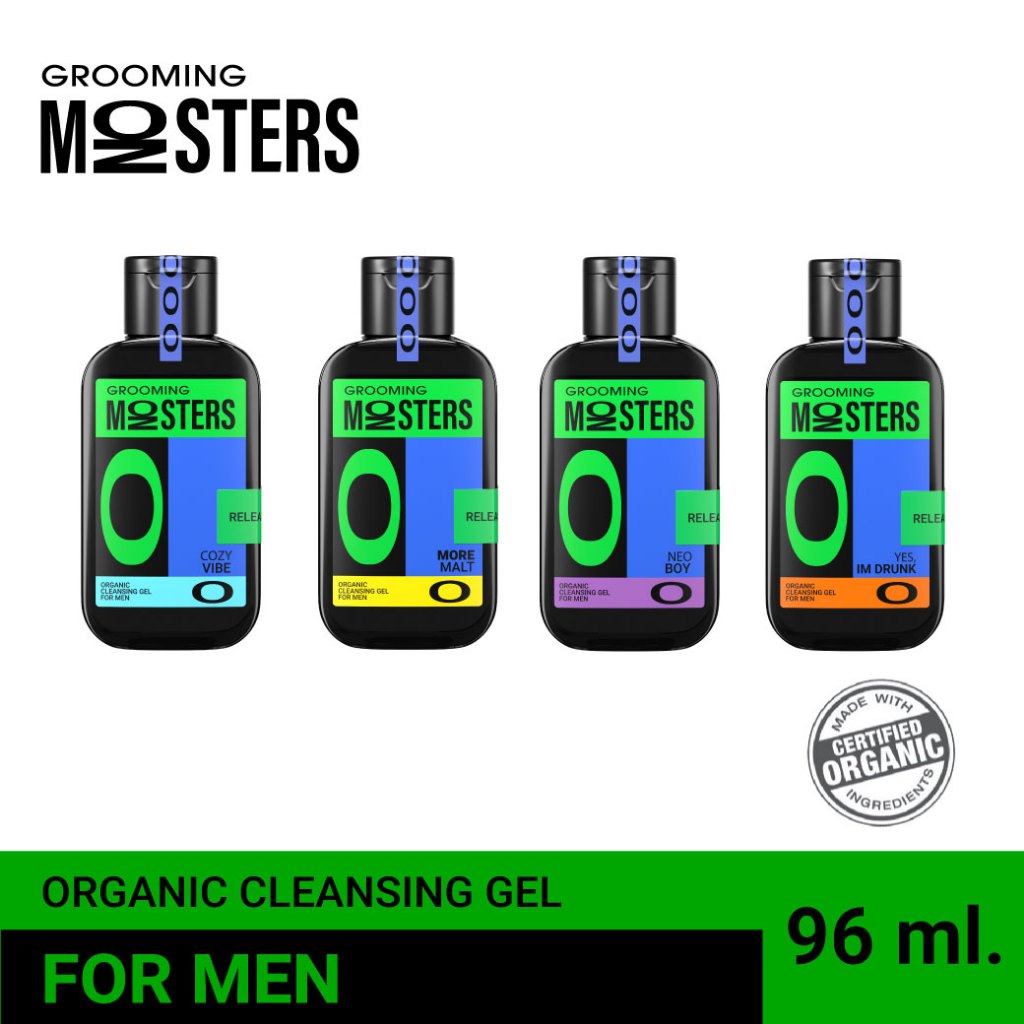 SET 4 ชิ้น เจลล้างน้องชาย ออร์แกนิค - Grooming Monsters Organic ...