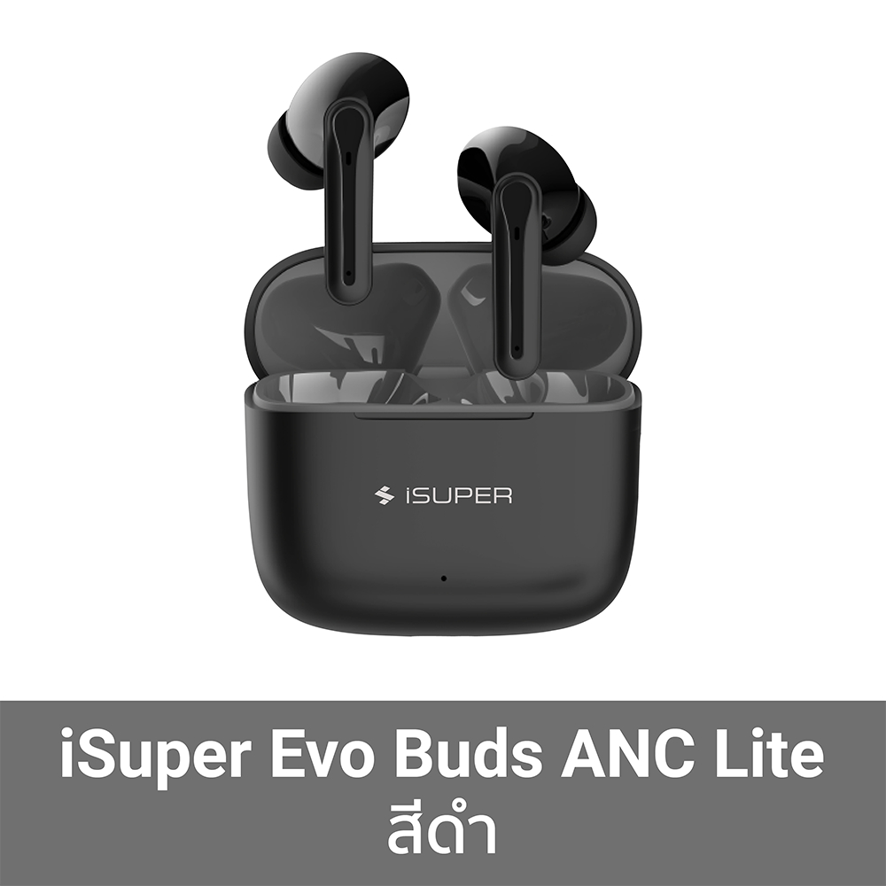 [ลดเหลือ 719] iSuper Evo Buds ANC Lite หูฟังไร้สาย ตัดเสียงรบกวน Game ...