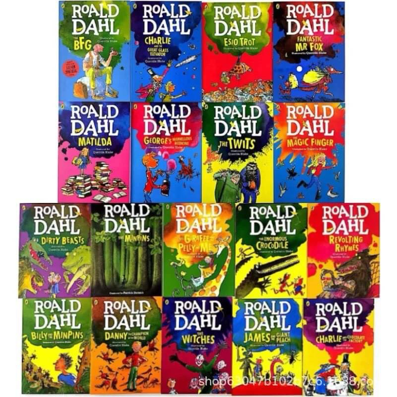 Roald Dahl (Color Book) หนังสือวรรณกรรมเยาวชนภาษาอังกฤษ ของ Roald Dahl ...