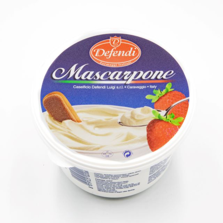 ดีเฟนดิ ครีมชีส มาสคาโปน 500 กรัม - Mascarpone 500g Defendi brand ...