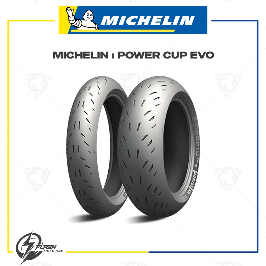 ยางมอเตอร์ไซต์ MICHELIN POWER CUP EVO | Shopee Thailand