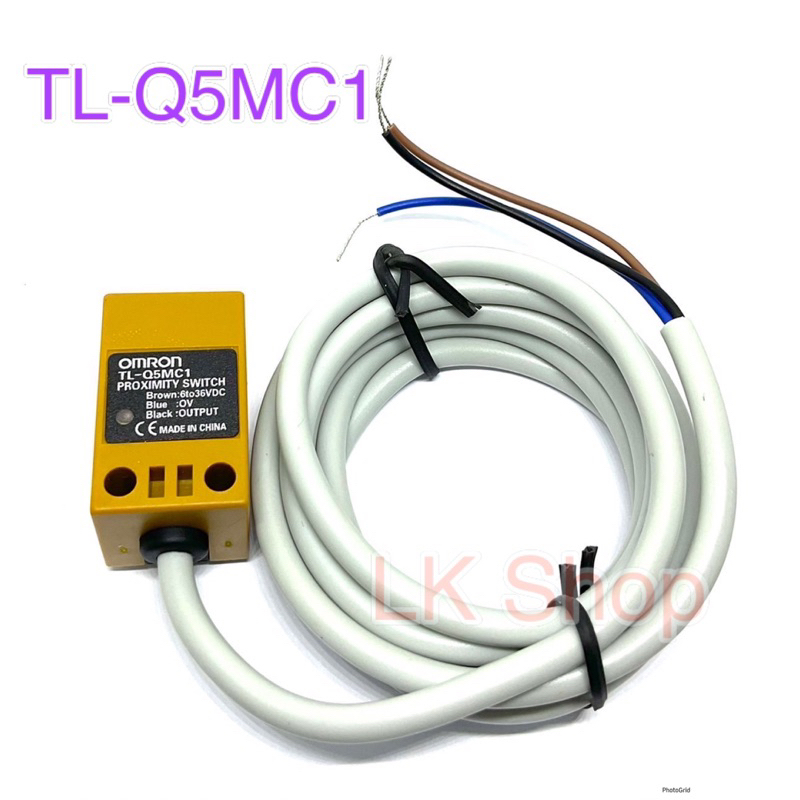 TL-Q5MC1 Omron 3สาย NPN-NO ใช้ไฟ 6-36VDC Proximity Sensor เซ็นเซอร์ จับโลหะ สินค้าสามารถออกบิล ...