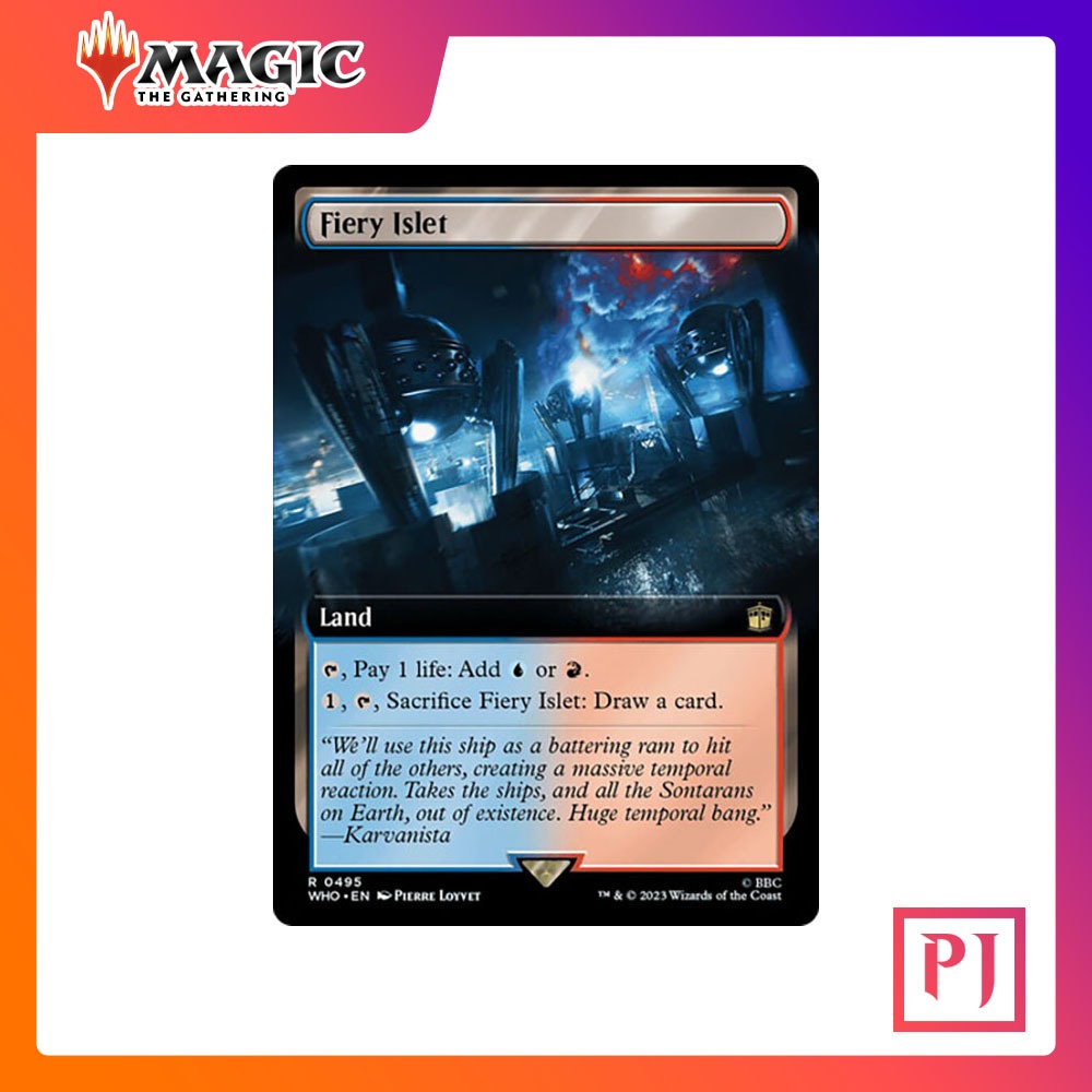 [MTG] Fiery Islet (Extended Art) [WHO] [LAND] [RARE] [NORMAL] [ENG ...