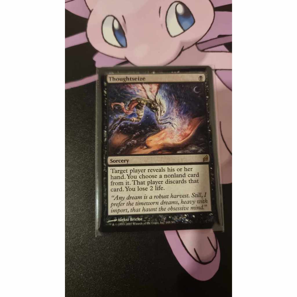 Thoughtseize การ์ด Magic The Gathering ของแท้ จากชุด Lorwyn | Shopee ...