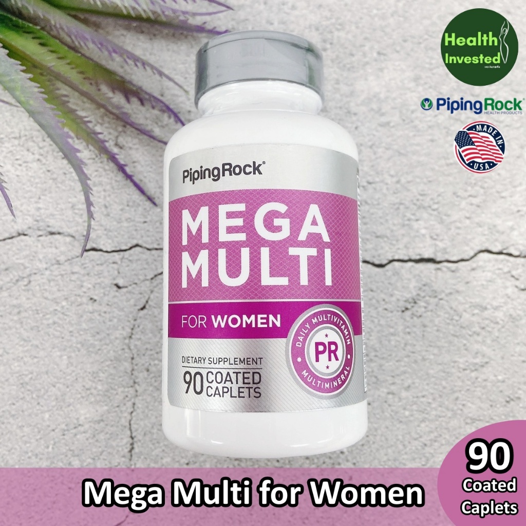 Mega Multi for Women 90 Coated Caplets วิตามินรวม | Shopee Thailand