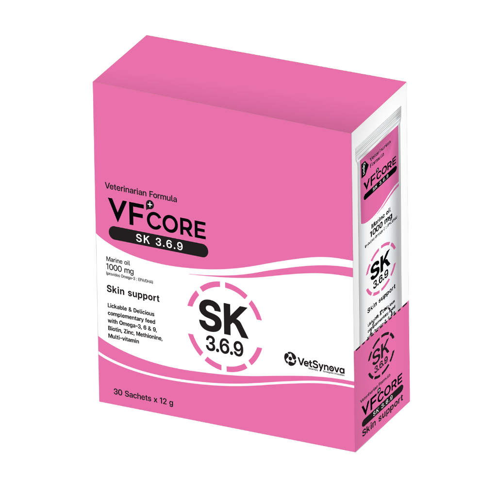 [ยกกล่อง] ขนมแมวเลีย VF Core VFcore อาหารเสริม ไลซีน, บำรุงเลือด, บำรุงข้อต่อ ขนาด 12 g.x 30 ซอง ...