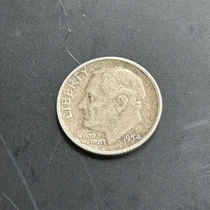 เหรียญเงินอเมริกา 1 dime 1954 (silver) | Shopee Thailand